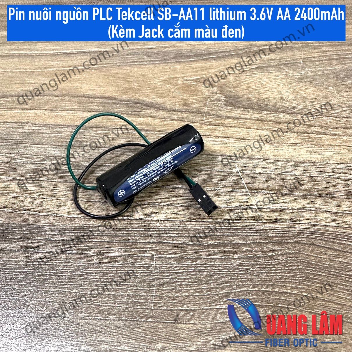 Pin nuôi nguồn PLC Tekcell SB-AA11 lithium 3.6V AA 2400mAh (Kèm Jack c ...