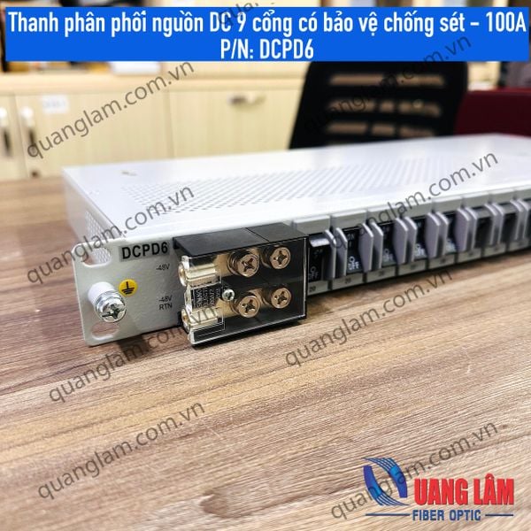 Thanh phân phối nguồn DC 9 cổng có bảo vệ chống sét - 100A P/N: DCPD6 – Công ty TNHH Công Nghệ ...