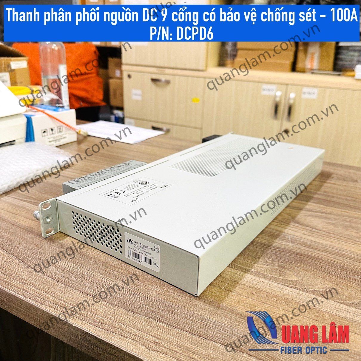 Thanh phân phối nguồn DC 9 cổng có bảo vệ chống sét - 100A P/N: DCPD6 – Công ty TNHH Công Nghệ ...