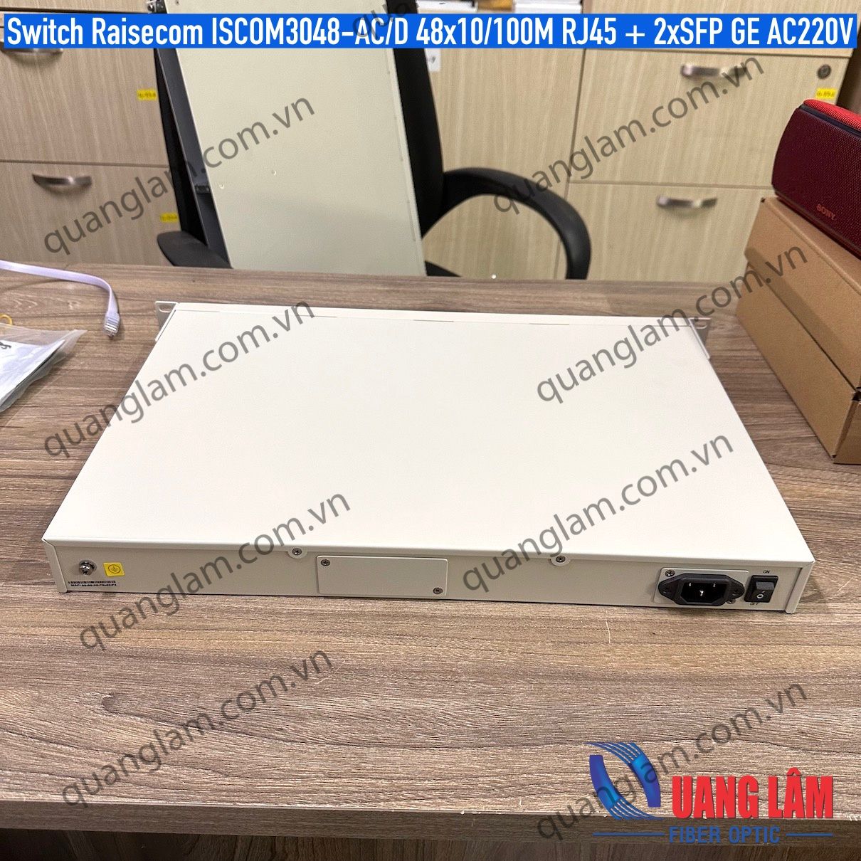 Switch Raisecom ISCOM3048-AC/D 48x10/100M RJ45 + 2xSFP GE AC220V – Công ...