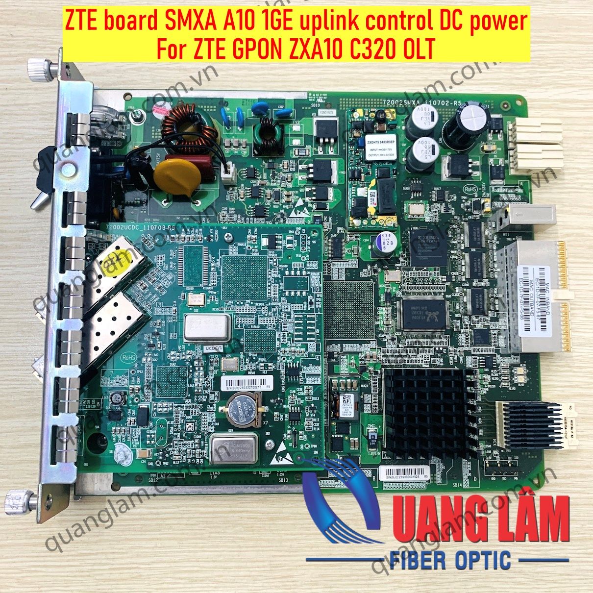 ZTE board SMXA/A10 1GE uplink control DC power For ZTE GPON/EPON ZXA10 ...