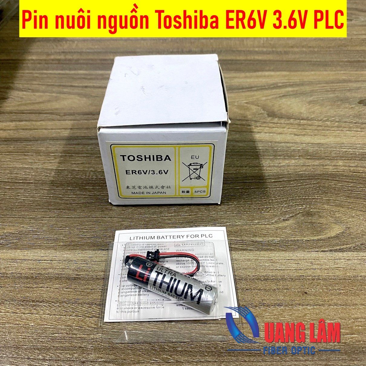 Pin nuôi nguồn Toshiba ER6V 3.6V PLC – Công ty TNHH Công Nghệ Quang Lâm