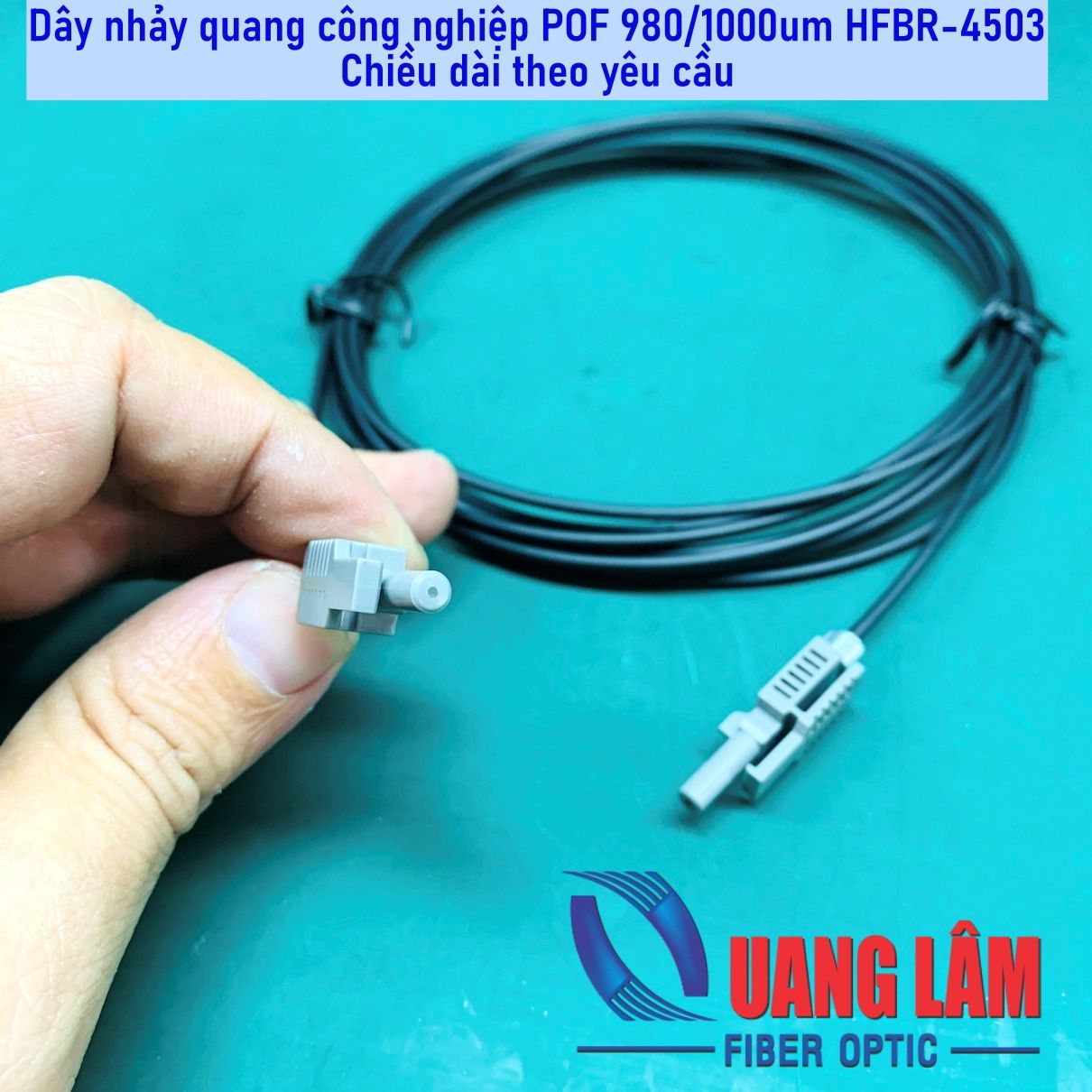 Dây Nhảy Quang Công Nghiệp POF 980/1000um HFBR-4503 Simplex - Chiều dà – Công ty TNHH Công Nghệ ...