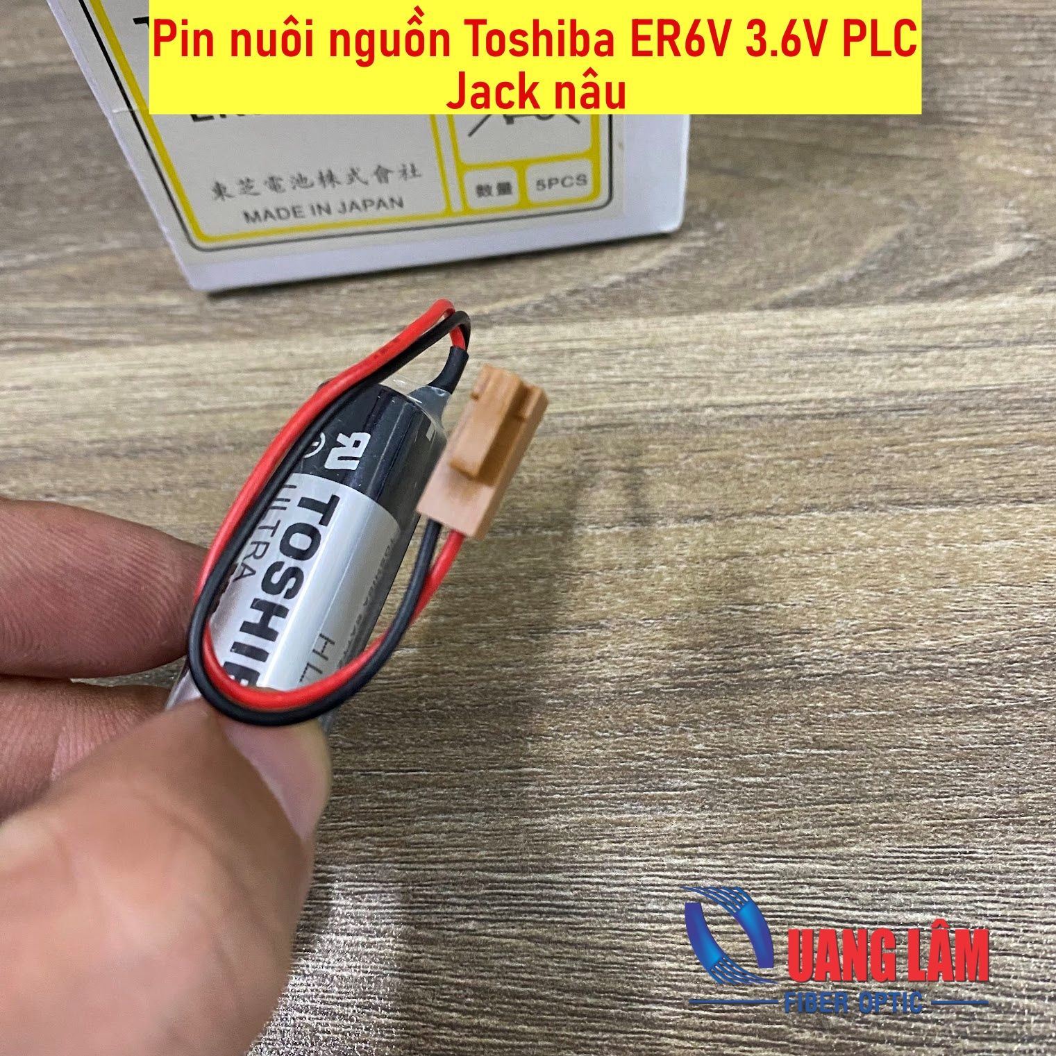 Pin nuôi nguồn Toshiba ER6V 3.6V PLC (Jack nâu) – Công ty TNHH Công ...