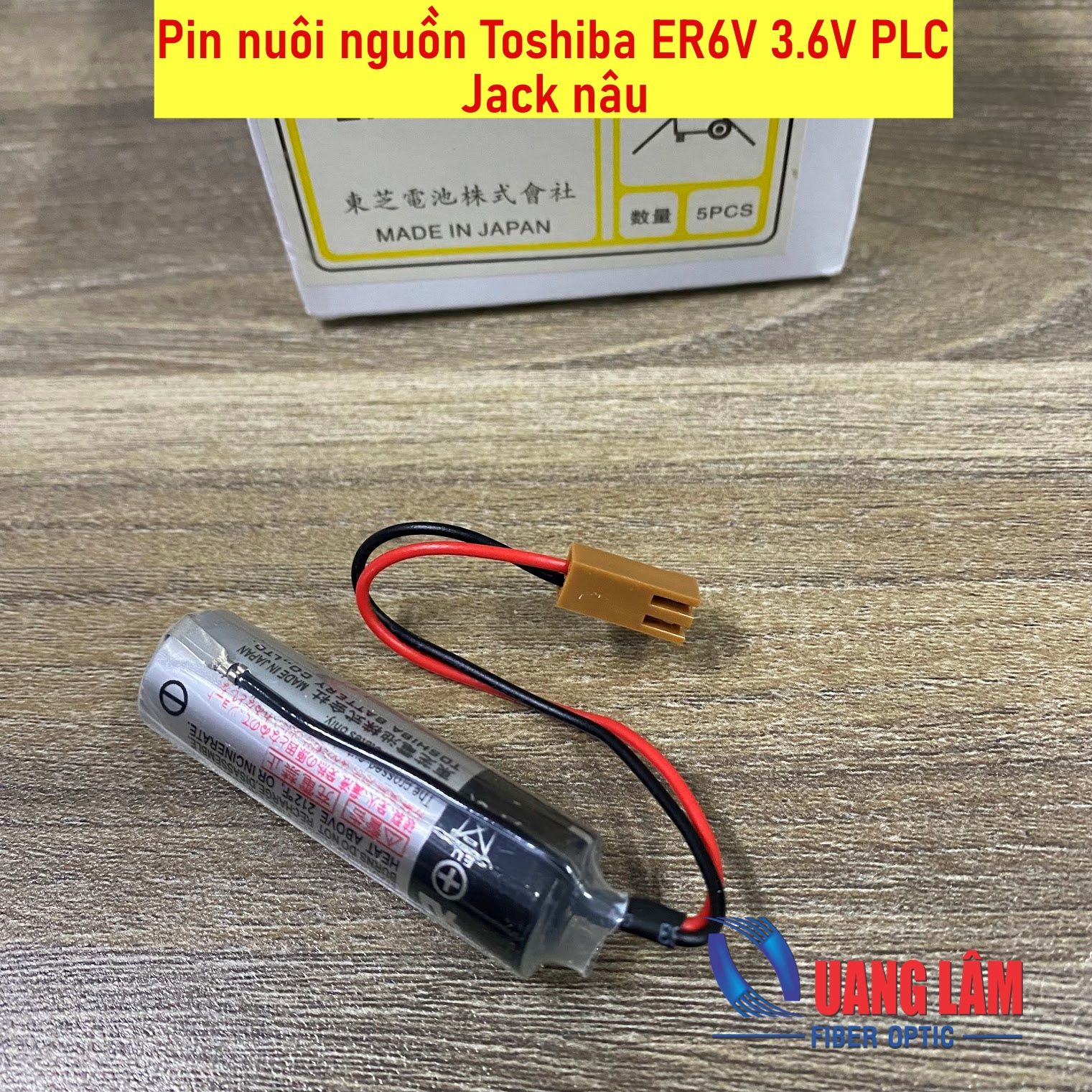 Pin nuôi nguồn Toshiba ER6V 3.6V PLC (Jack nâu) – Công ty TNHH Công ...