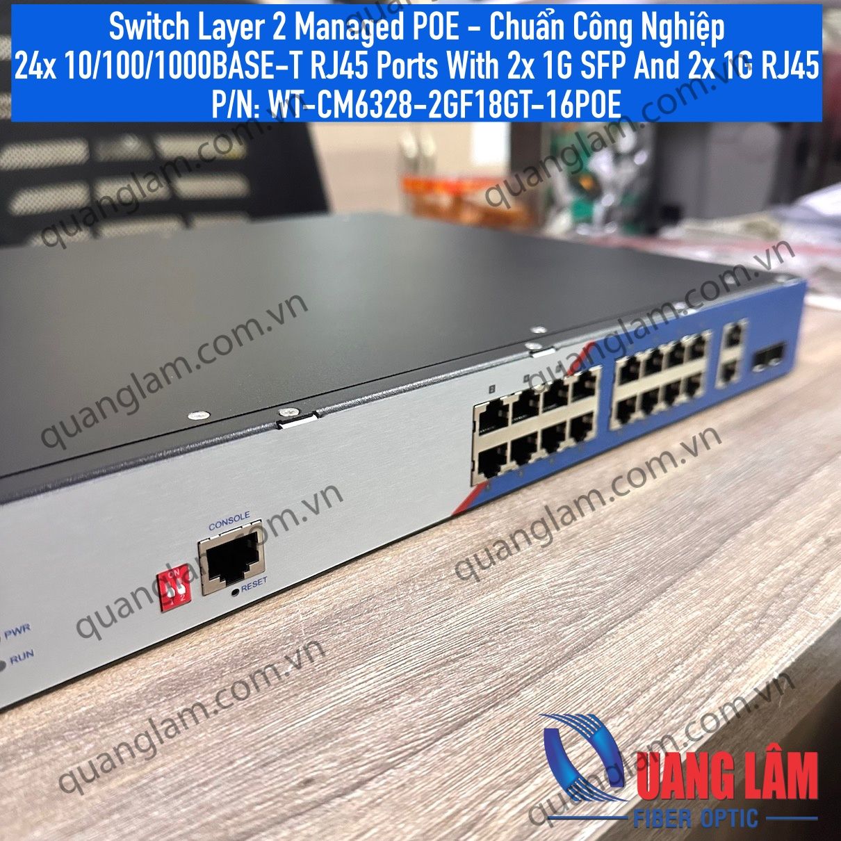 Switch Layer 2 Managed POE - Chuẩn Công Nghiệp 16x 10/100/1000BASE-T R – Công ty TNHH Công Nghệ ...