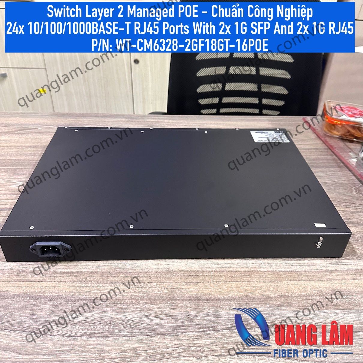 Switch Layer 2 Managed POE - Chuẩn Công Nghiệp 16x 10/100/1000BASE-T R ...