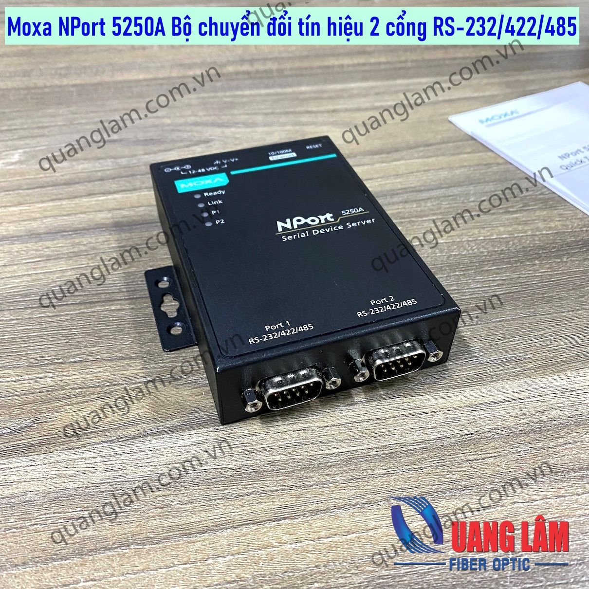 NPort 5250A: Bộ chuyển đổi tín hiệu 02 cổng RS-232/422/485 sang Ethern – Công ty TNHH Công Nghệ ...