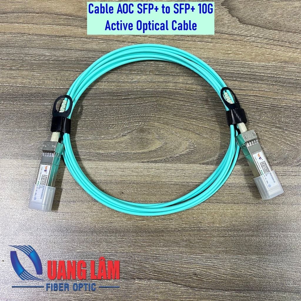Cáp Cable AOC SFP+ to SFP+ 10G dài 3M, P/N: WT-A-AOC-03 – Công ty TNHH Công Nghệ Quang Lâm