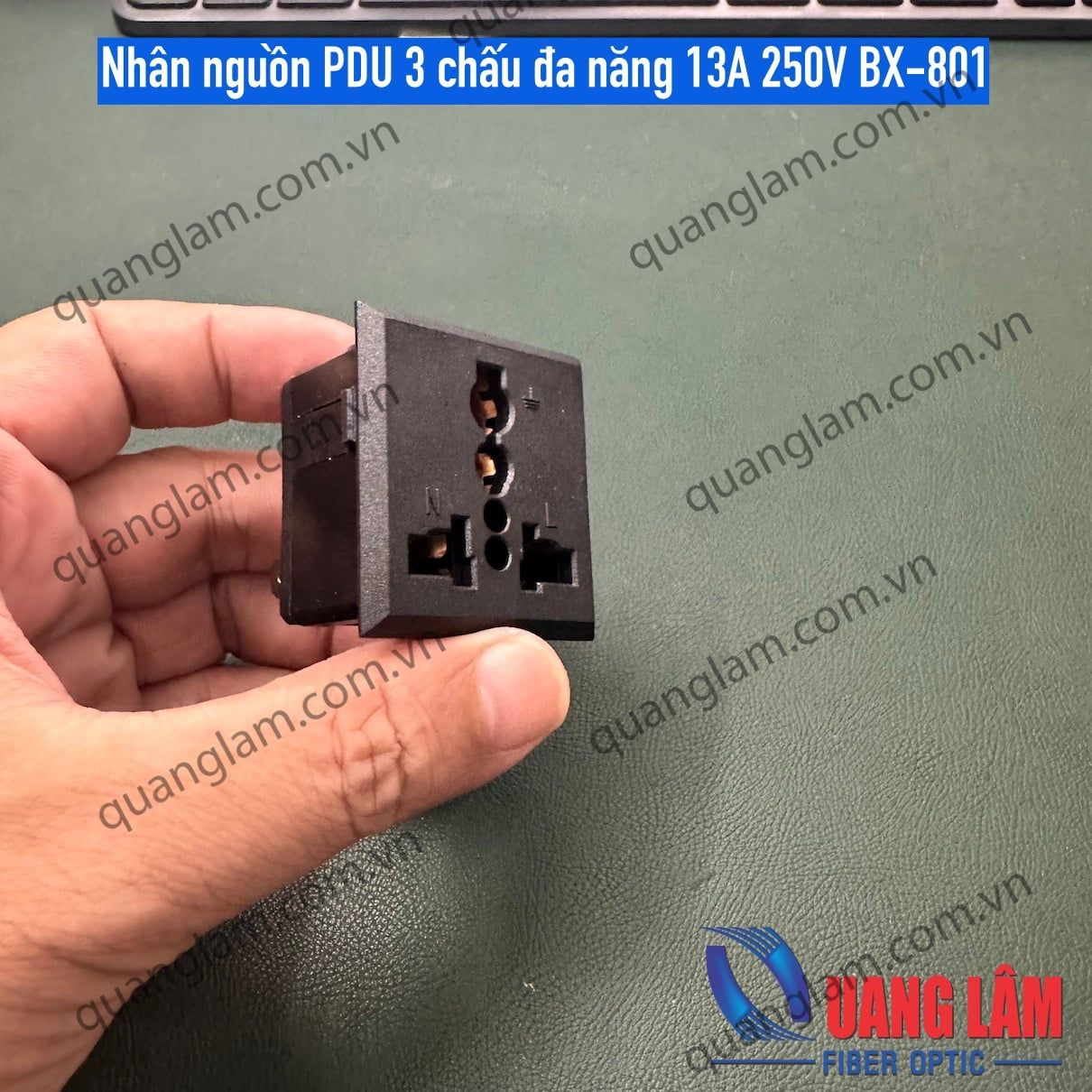 Nhân ổ cắm 3 chấu đa năng BX-801 13A 250V – Công ty TNHH Công Nghệ ...