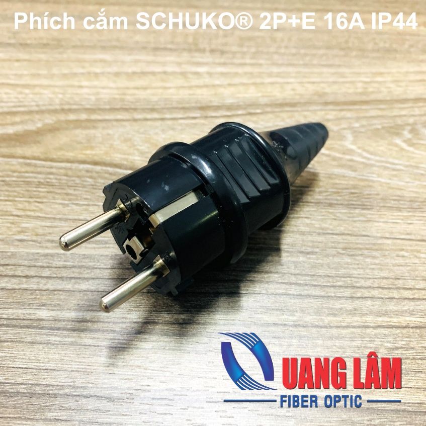 Phích cắm SCHUKO® 2P+E 16A IP44 – Công ty TNHH Công Nghệ Quang Lâm
