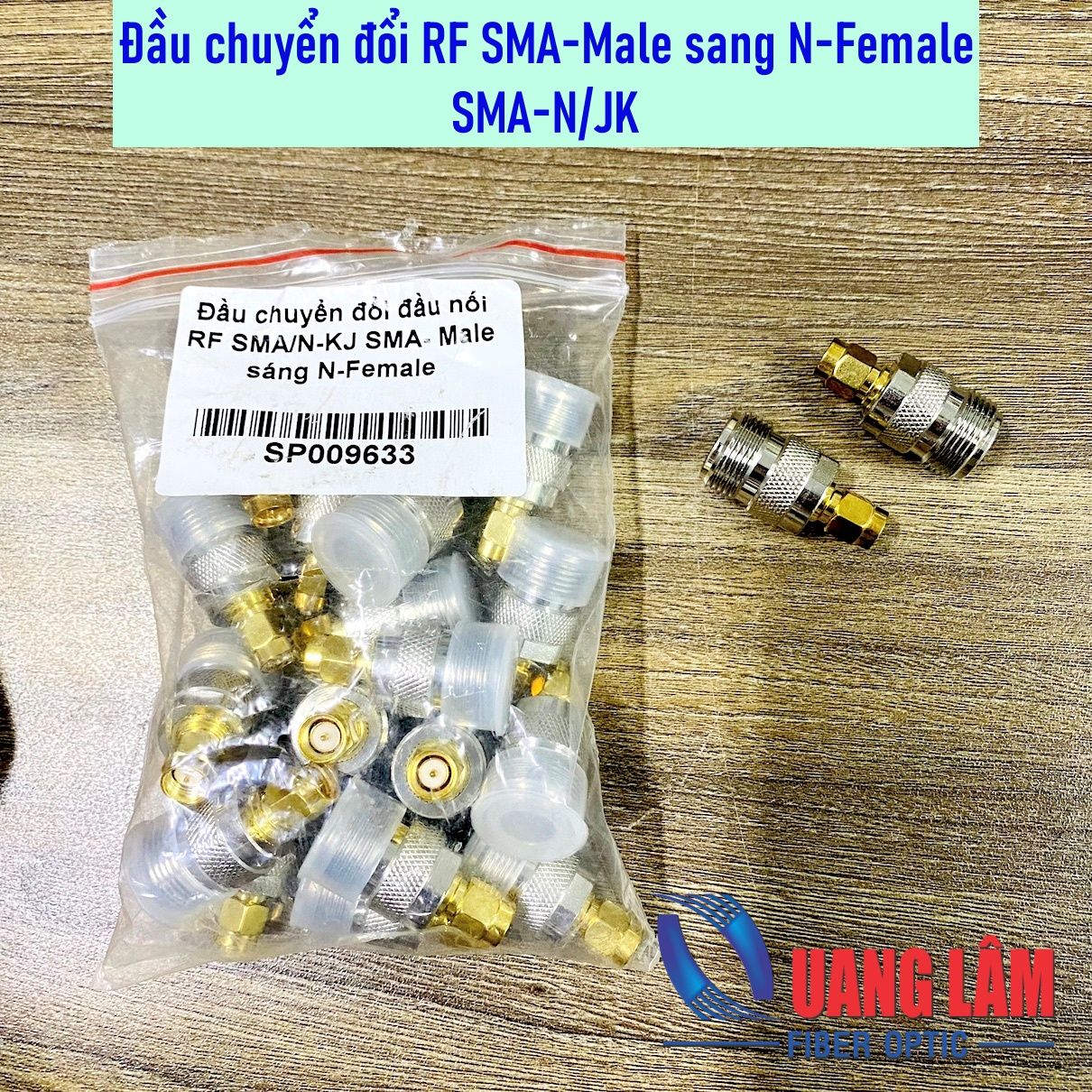 Đầu chuyển đổi RF SMA-Male sang N-Female – Công ty TNHH Công Nghệ Quang Lâm