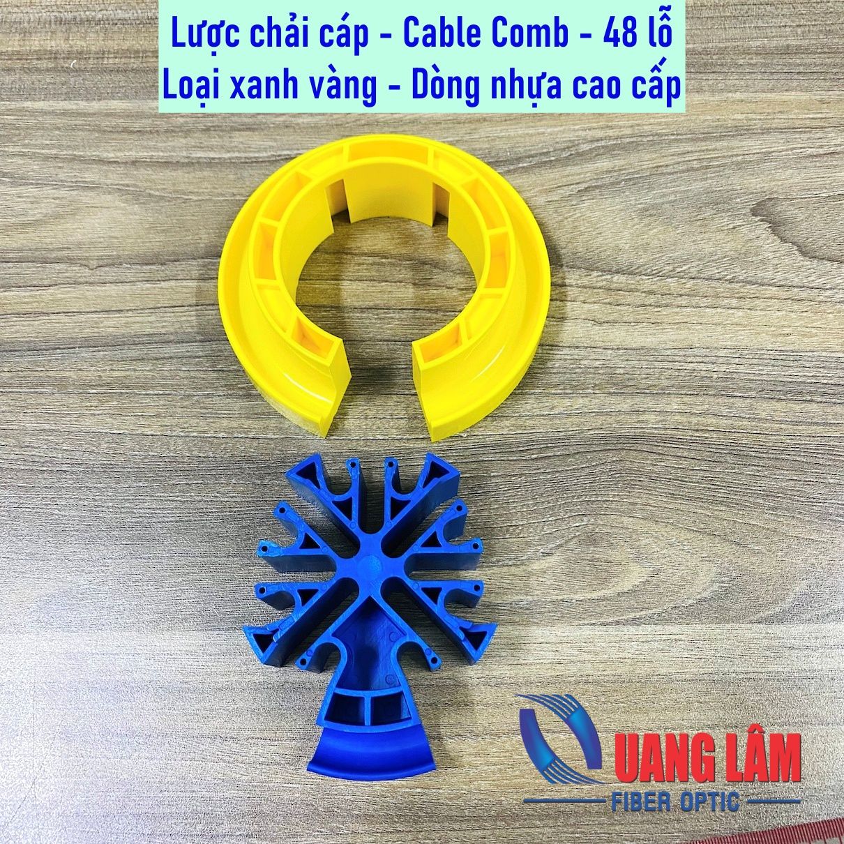 Lược chải cáp kéo cáp mạng 48 lỗ - Bó gọn cáp - Cable comb – Công ty ...