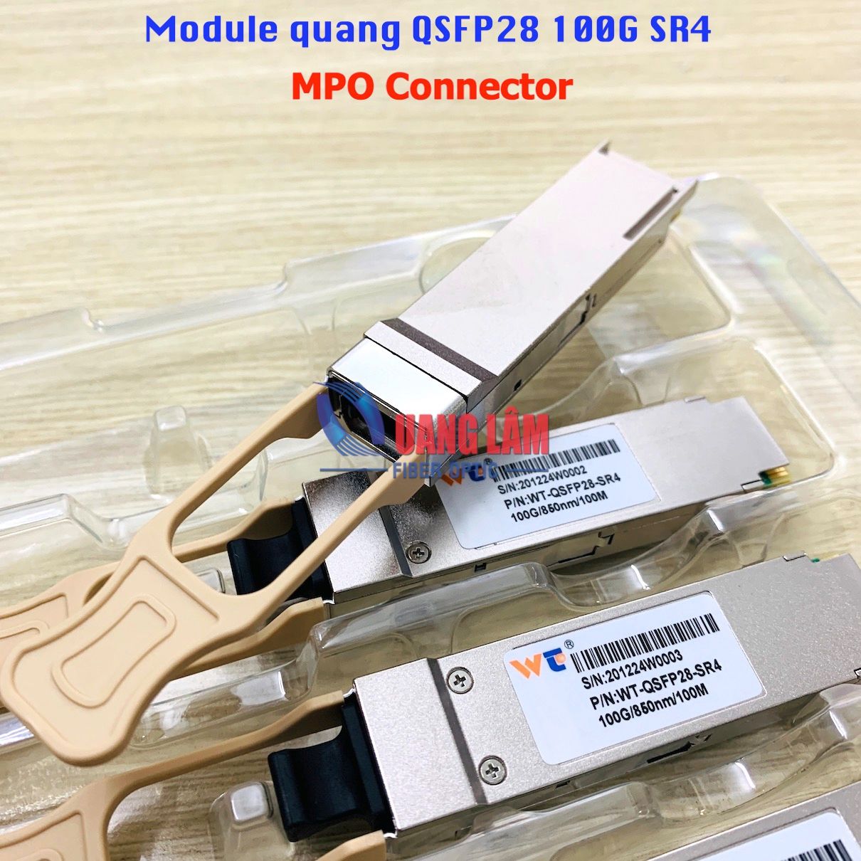 Module quang QSFP28 100G SR4 WT-QSFP28-SR4 – Công ty TNHH Công Nghệ ...