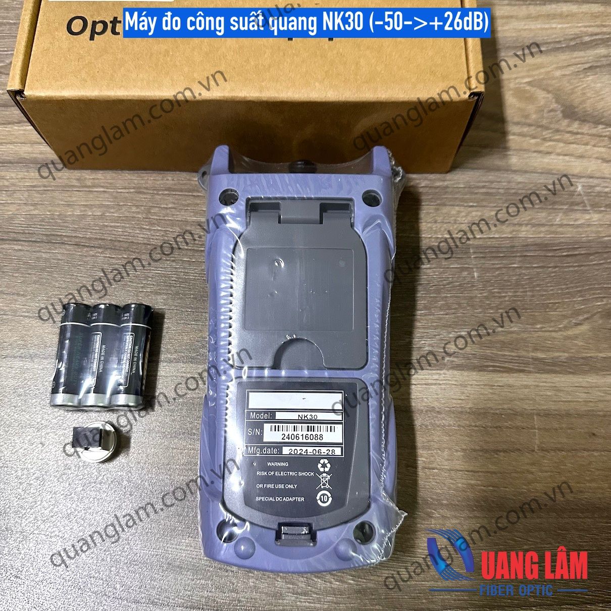 Máy đo công suất quang NK30 -50->+26dB – Công ty TNHH Công Nghệ Quang Lâm