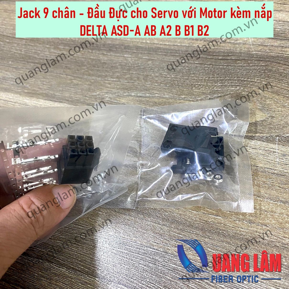 Jack 9 chân đầu Đực nối nguồn Servor Encoder Yaskawa Panasonic Kèm nắp ...