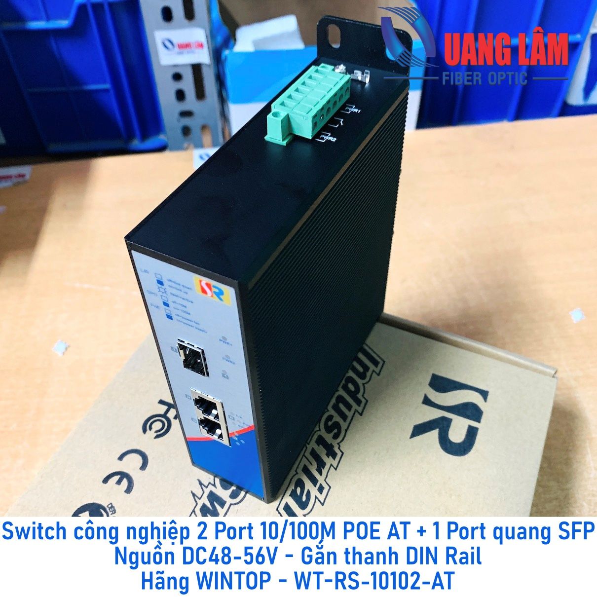 Switch công nghiệp 2x10/100M POE AT + 1 Port SFP Slot 100M, DIN Rail, – Công ty TNHH Công Nghệ ...