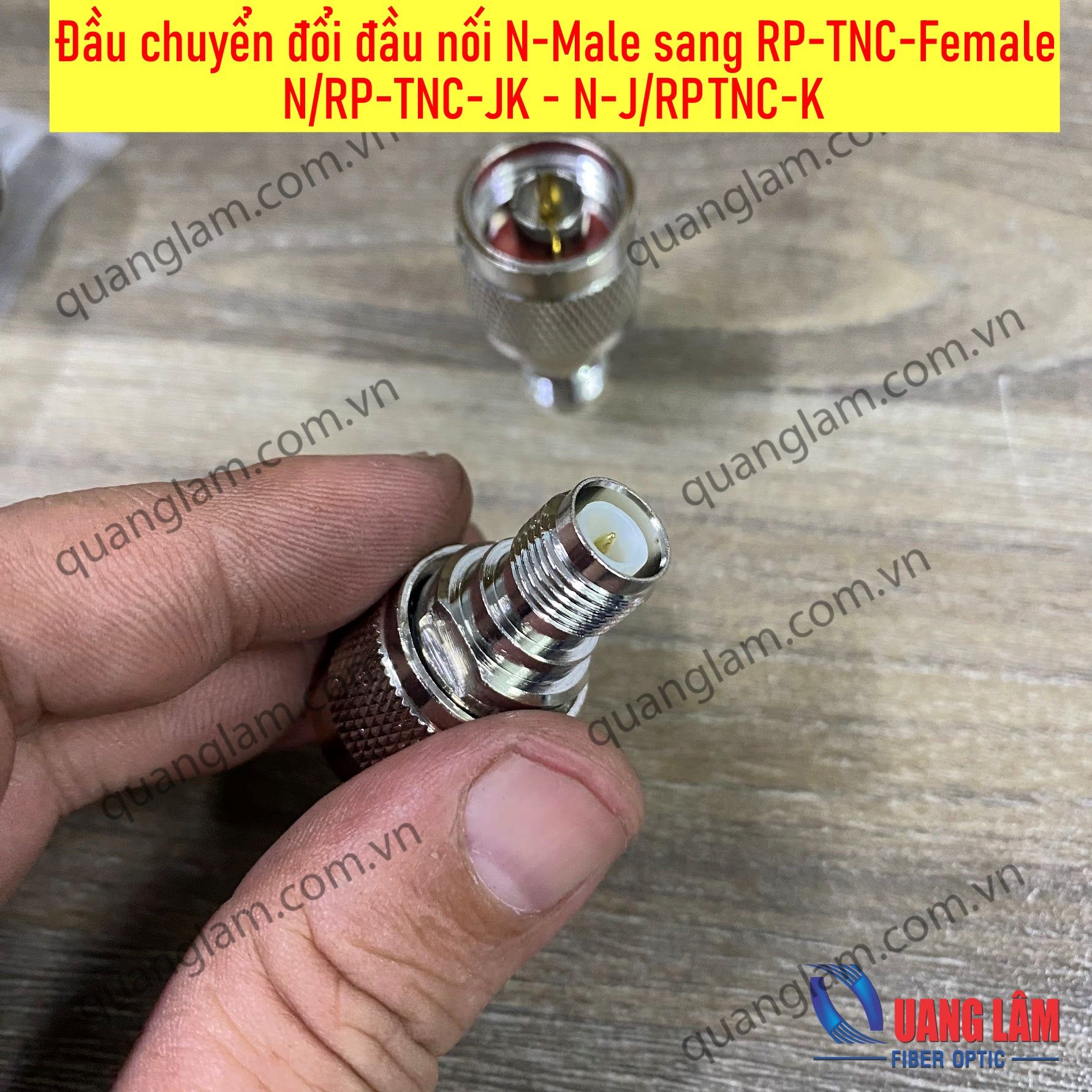 Đầu Chuyển Đổi RF N-Male sang RP-TNC-Female N/RP-TNC-JK - N-J/RPTNC-K – Công ty TNHH Công Nghệ ...