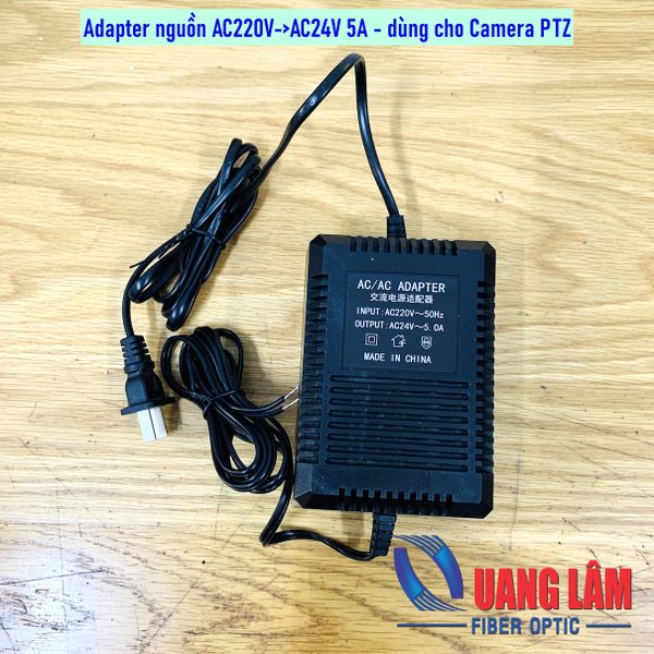 Adapter Nguồn AC220V->AC24V 5A (Dành Cho Camera PTZ) – Công ty TNHH ...