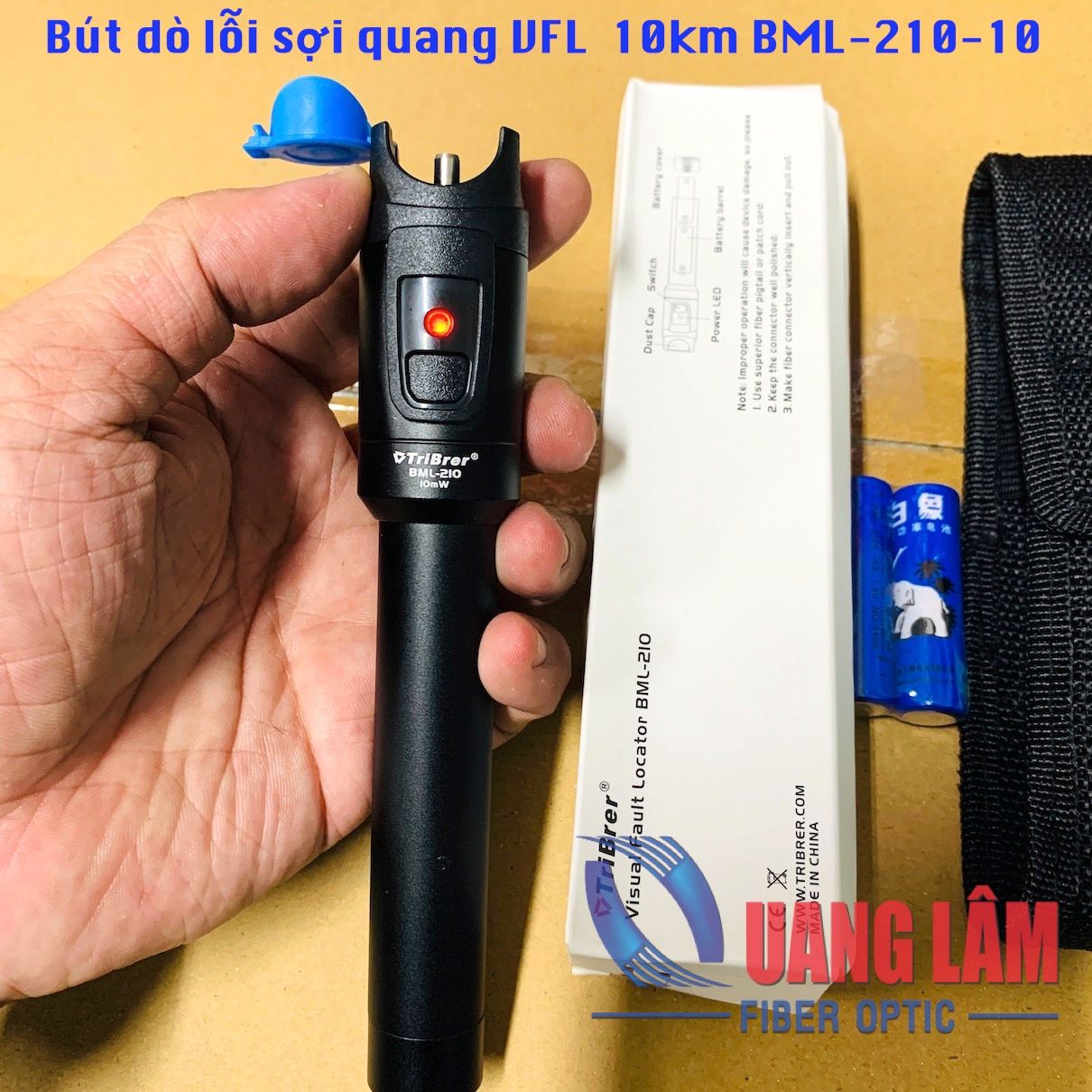 Bút dò lỗi sợi quang VFL 10km (Visual Fault Locator) BML-210-10mw – Công ty TNHH Công Nghệ Quang Lâm