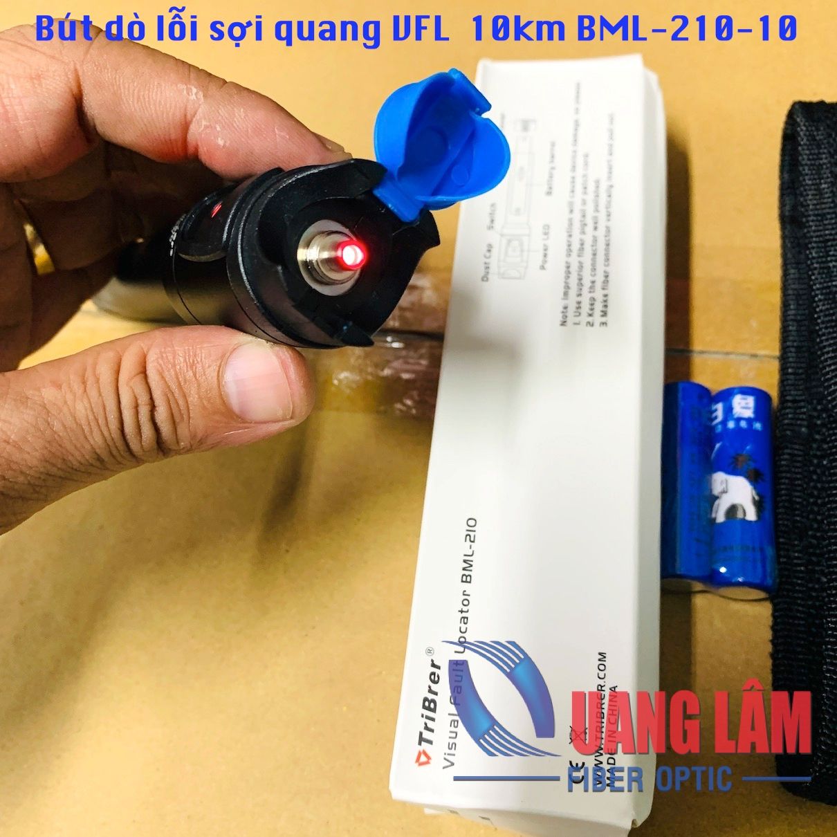 Bút dò lỗi sợi quang VFL 10km (Visual Fault Locator) BML-210-10mw – Công ty TNHH Công Nghệ Quang Lâm