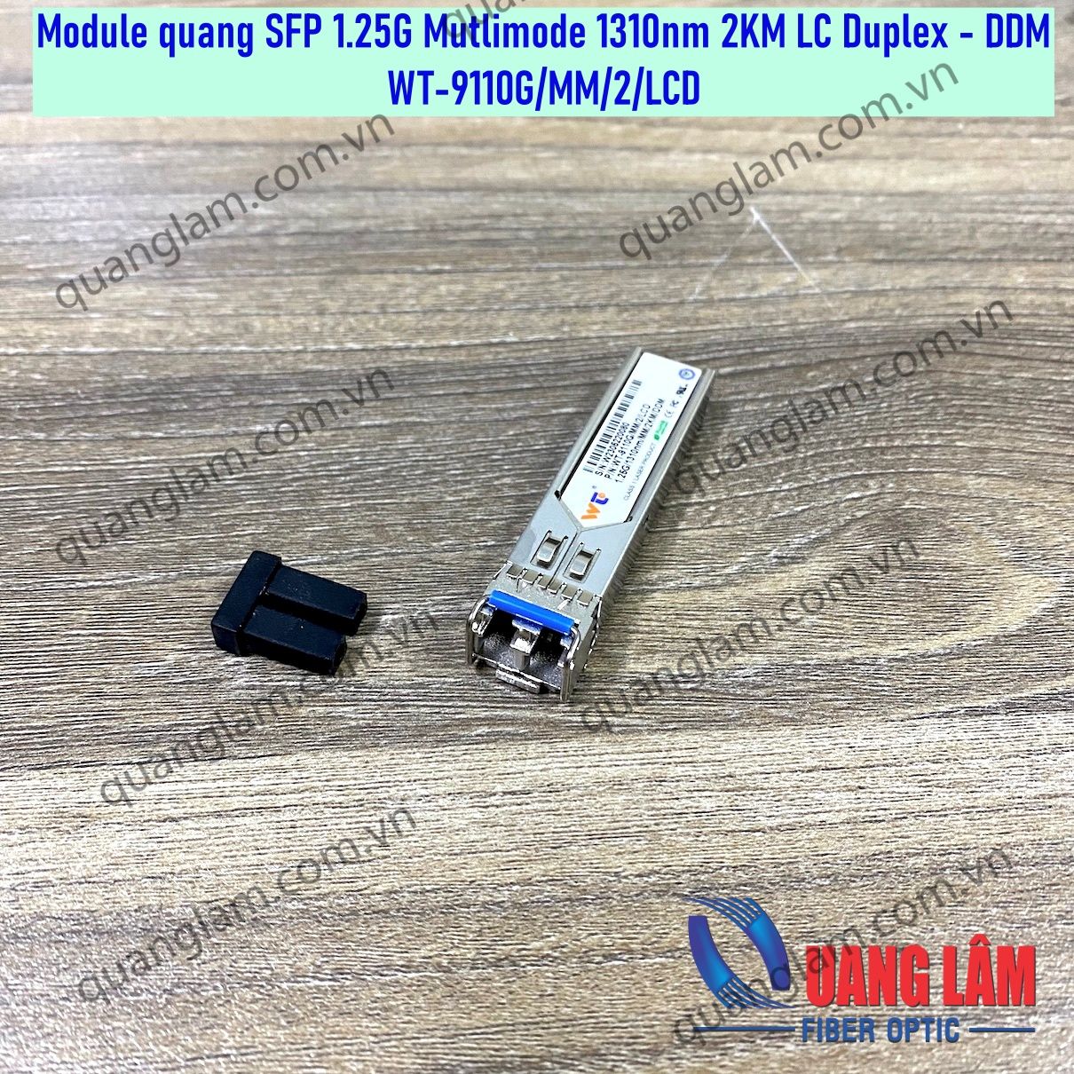 Module quang SFP 1.25G Multimode 2KM 1310nm DDM LC Duplex - Hãng WINTO ...