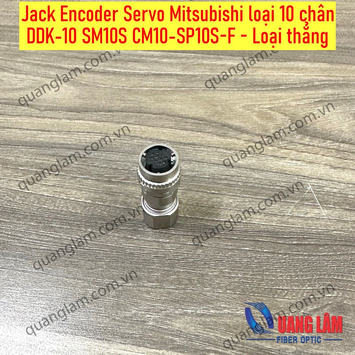 Jack Encoder Servo Mitsubishi Yaskawa loại 10 chân DDK-10 SM10S CM10-S ...