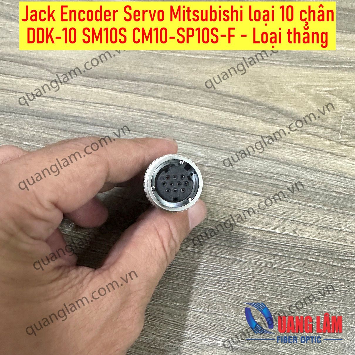 Jack Encoder Servo Mitsubishi Yaskawa loại 10 chân DDK-10 SM10S CM10-S ...