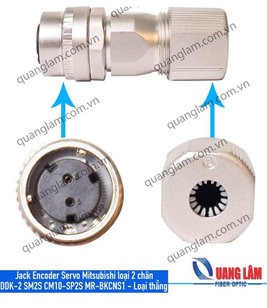 Jack Encoder Servo Mitsubishi loại 2 chân DDK-2 SM2S CM10-SP2S CM10-AP ...