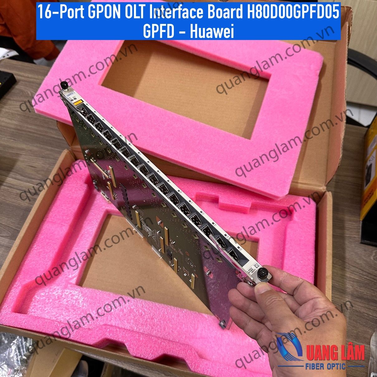 Card GPON GPFD H805GPFD gắn OLT Huawei MA5683T, MA5680T, MA5608T – Công ...