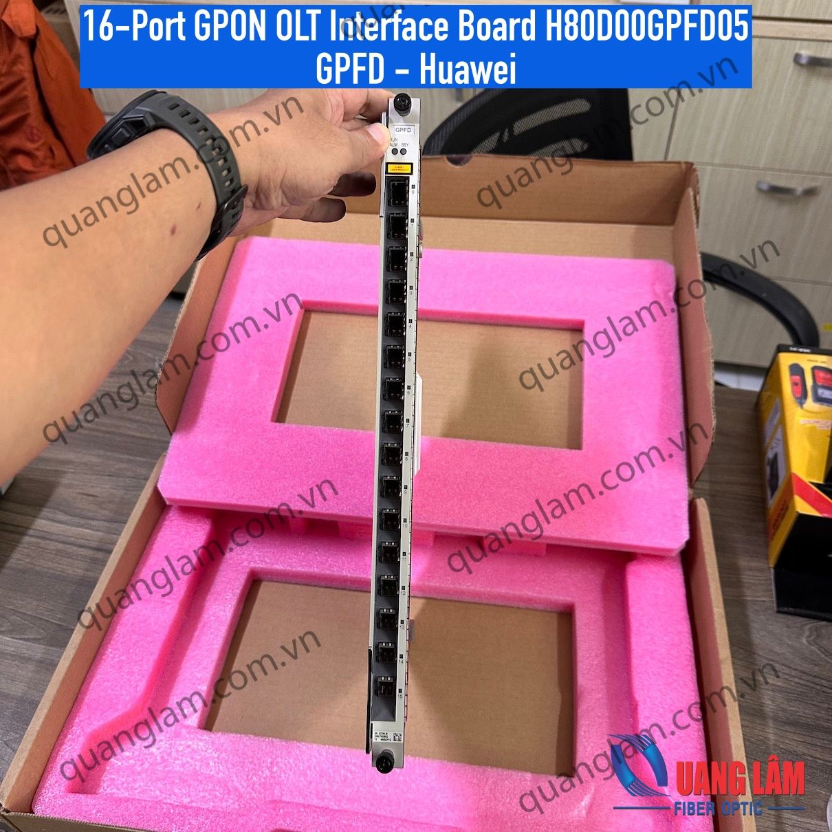Card GPON GPFD H805GPFD gắn OLT Huawei MA5683T, MA5680T, MA5608T – Công ...
