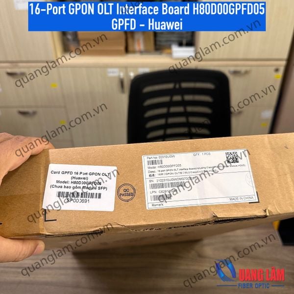 Card GPON GPFD H805GPFD gắn OLT Huawei MA5683T, MA5680T, MA5608T – Công ...