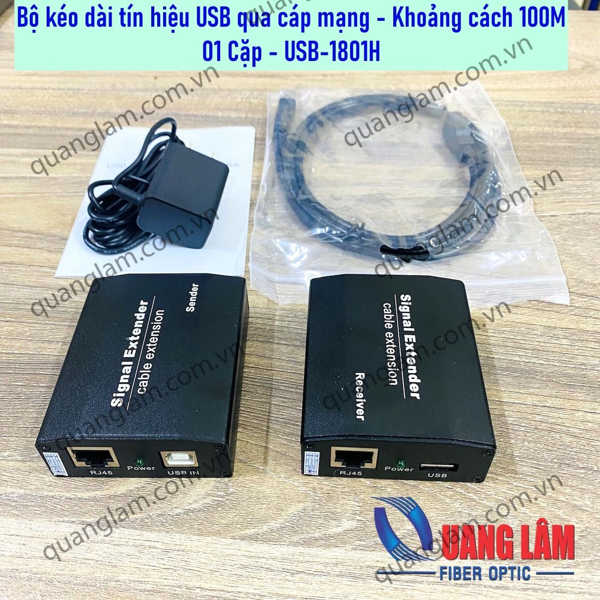 Bộ kéo dài tín hiệu USB 1.1 qua cáp mạng LAN CAT6 Khoảng cách 100M – Công ty TNHH Công Nghệ ...
