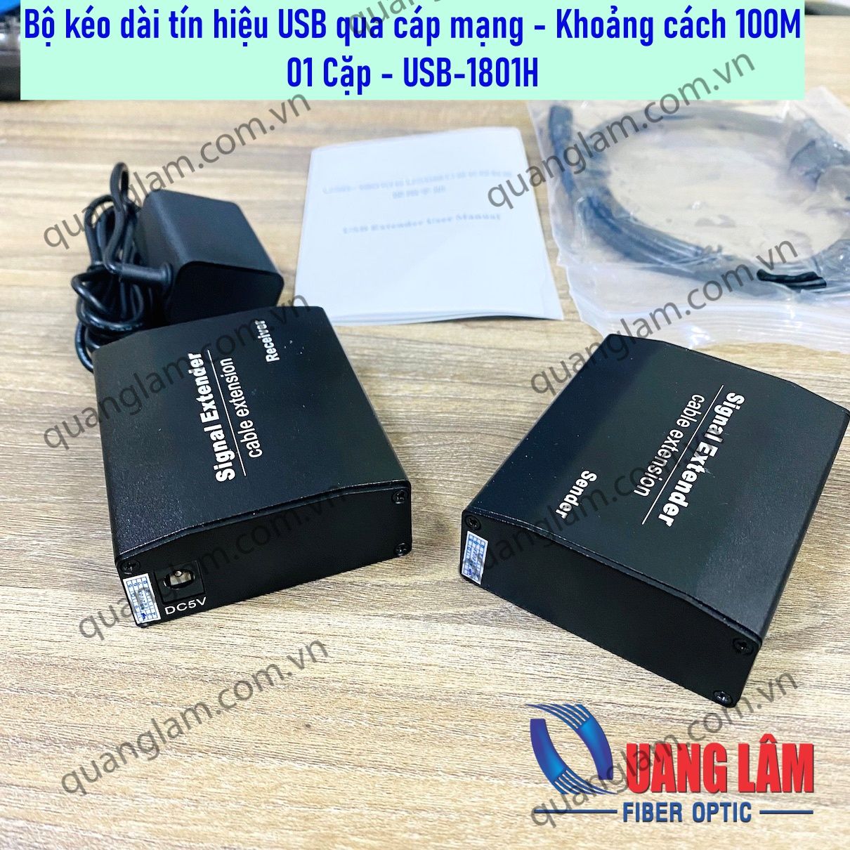 Bộ kéo dài tín hiệu USB 1.1 qua cáp mạng LAN CAT6 Khoảng cách 100M – Công ty TNHH Công Nghệ ...