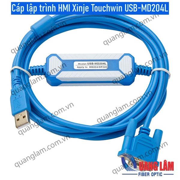 Cáp lập trình HMI Xinje Touchwin USB-MD204L – Công ty TNHH Công Nghệ ...