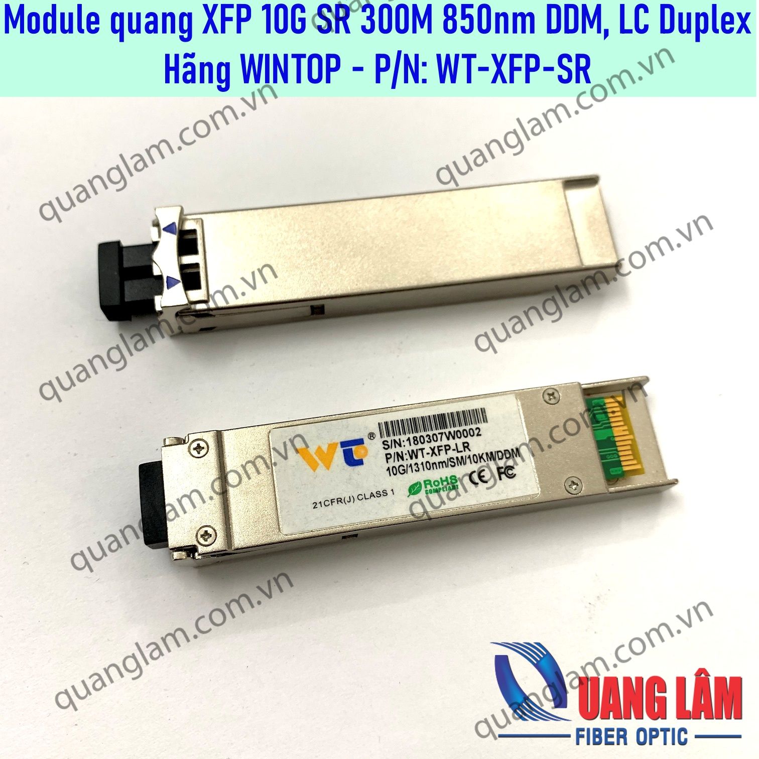 Module quang 10G XFP – Công ty TNHH Công Nghệ Quang Lâm