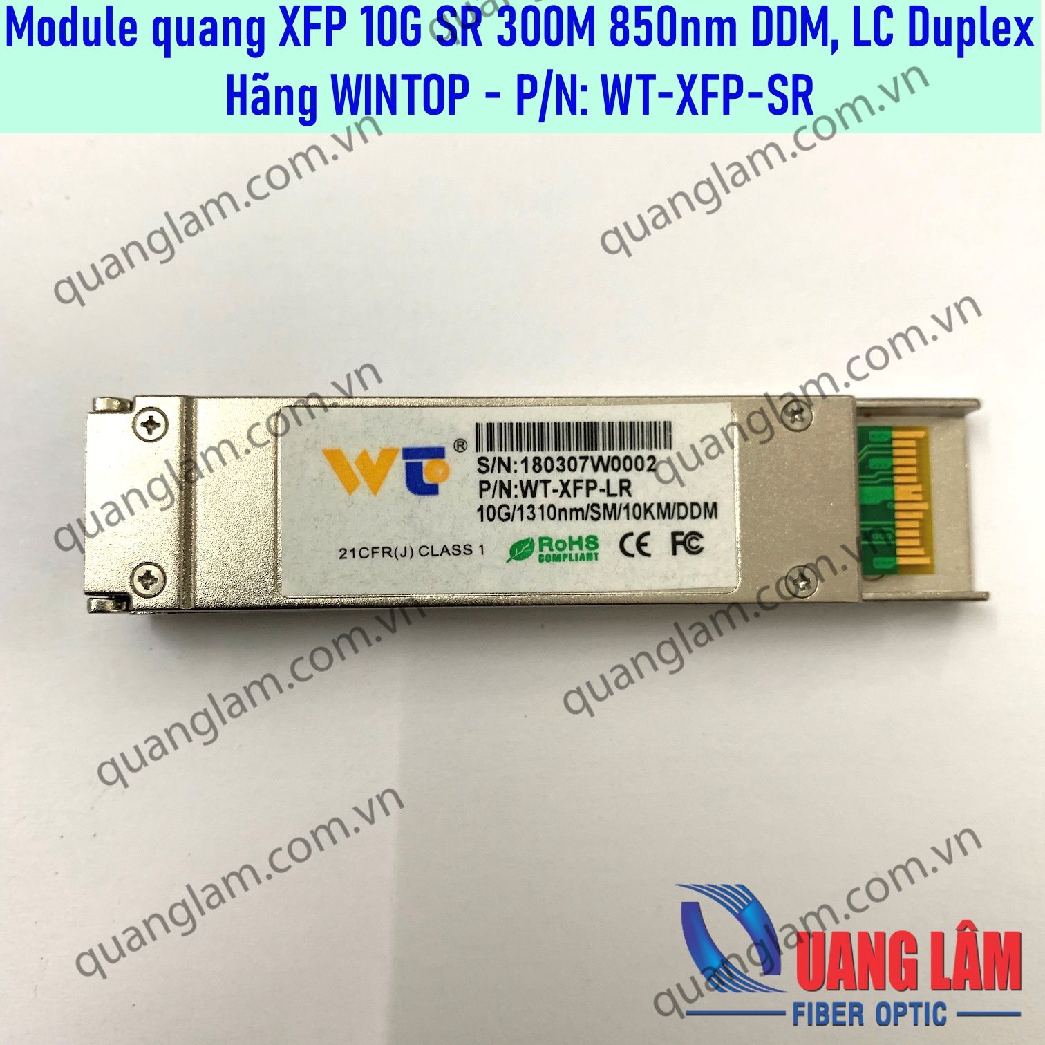 Module quang 10G XFP – Công ty TNHH Công Nghệ Quang Lâm