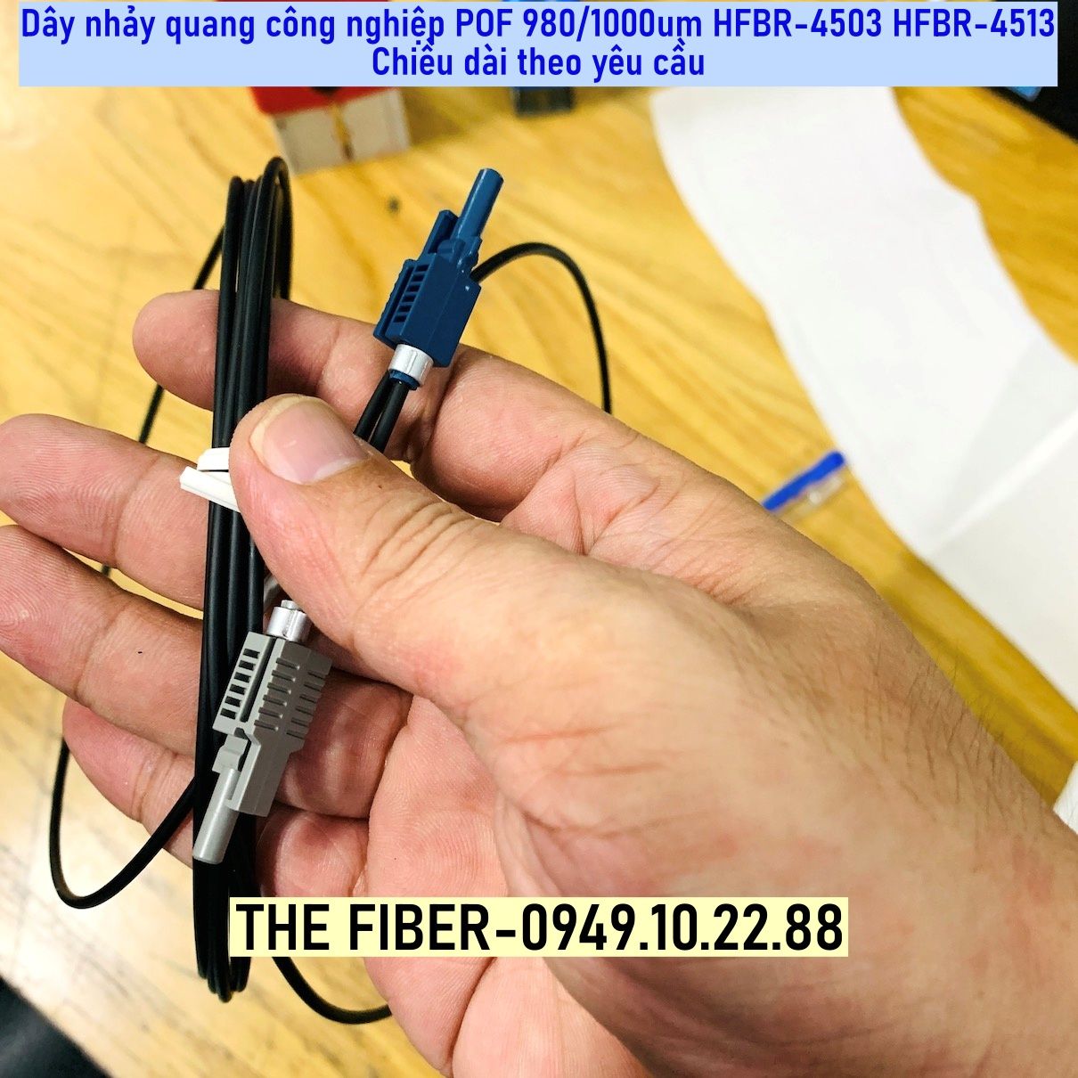Dây Nhảy Quang Công Nghiệp POF 980/1000um HFBR-4503 HFBR-4513 Simplex – Công ty TNHH Công Nghệ ...