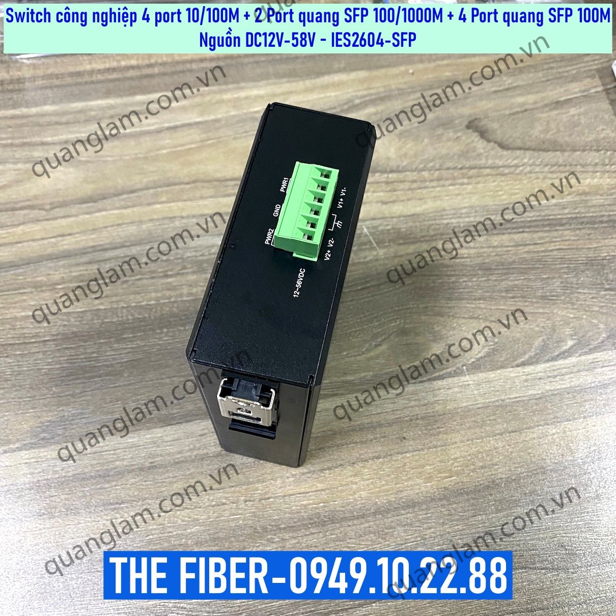 Switch công nghiệp 4 port 10/100M + 2 Port quang SFP 100/1000M + 4 Por – Công ty TNHH Công Nghệ ...