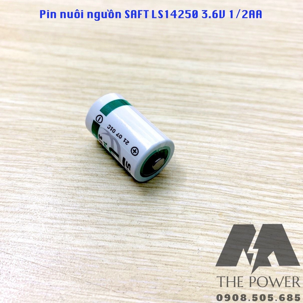 Pin nuôi nguồn Saft LS14250 3.6V 1/2AA – Công ty TNHH Công Nghệ Quang Lâm