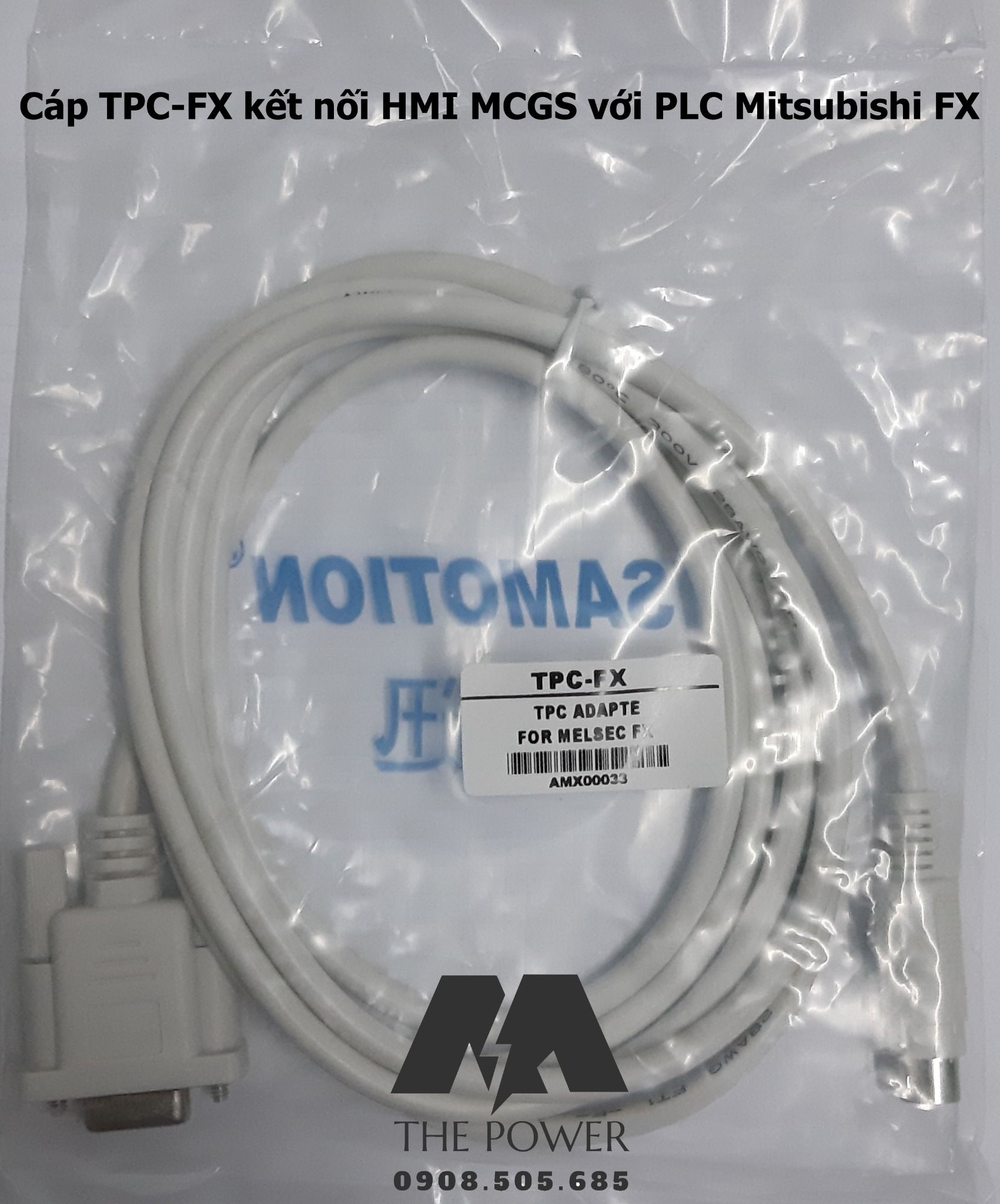 Cáp kết nối màn hình HMI MCGS TPC với PLC Mitsubishi FX dài 3M TPC-FX – Công ty TNHH Công Nghệ ...