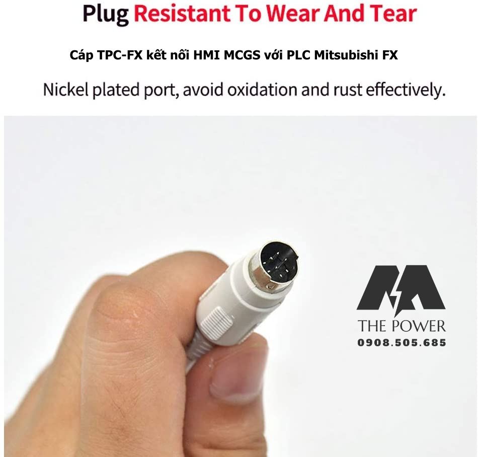 Cáp kết nối màn hình HMI MCGS TPC với PLC Mitsubishi FX dài 3M TPC-FX – Công ty TNHH Công Nghệ ...