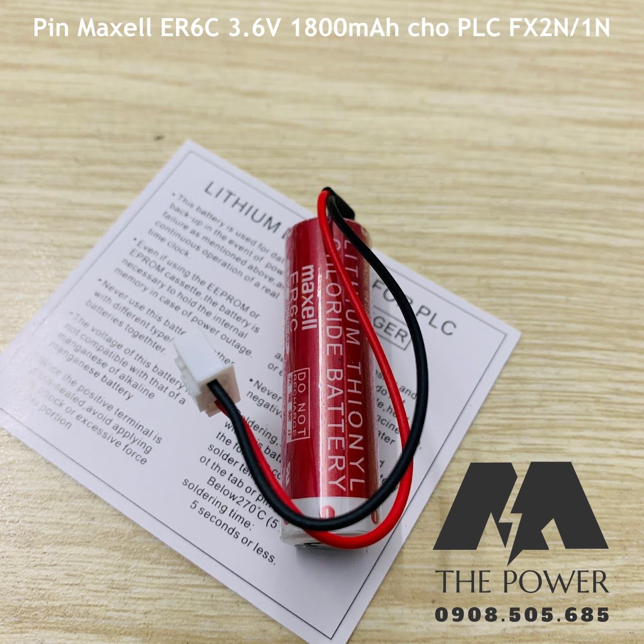 Pin nuôi nguồn Maxell ER6C(AA) 3.6V cho PLC Mitsubishi FX1N/2N – Công ...