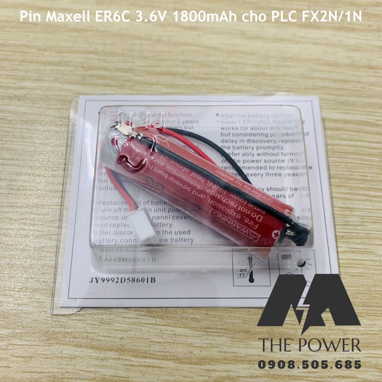 Pin nuôi nguồn Maxell ER6C(AA) 3.6V cho PLC Mitsubishi FX1N/2N – Công ...