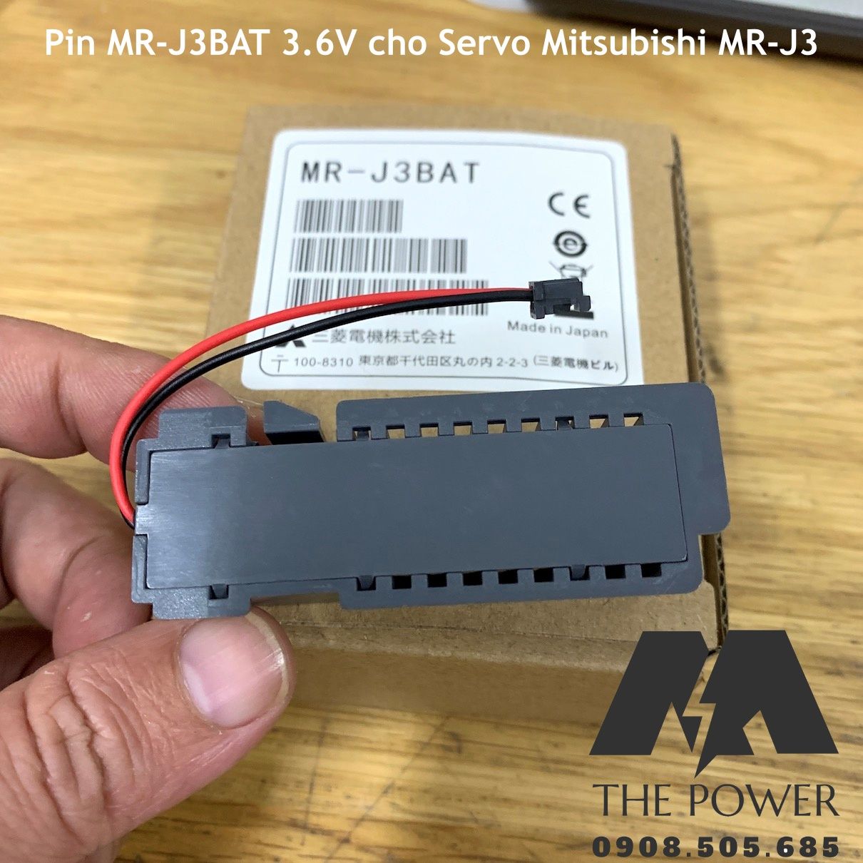 Pin MR-J3BAT 3.6V cho Servo Mitsubishi MR-J3 kèm hộp và dây nối – Công ...