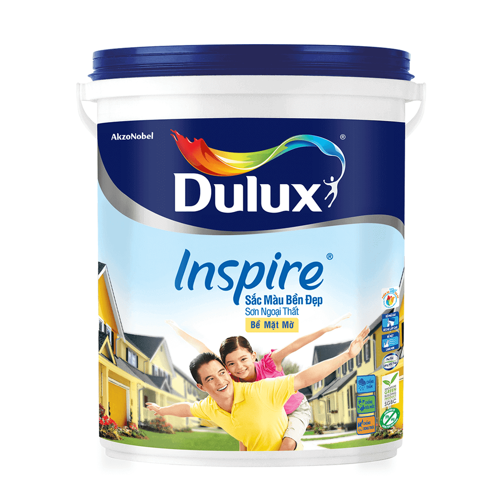 Sơn ngoại thất Dulux Inspire mờ Z98Sơn ngoại thất Dulux Inspire mờ Z98 ...