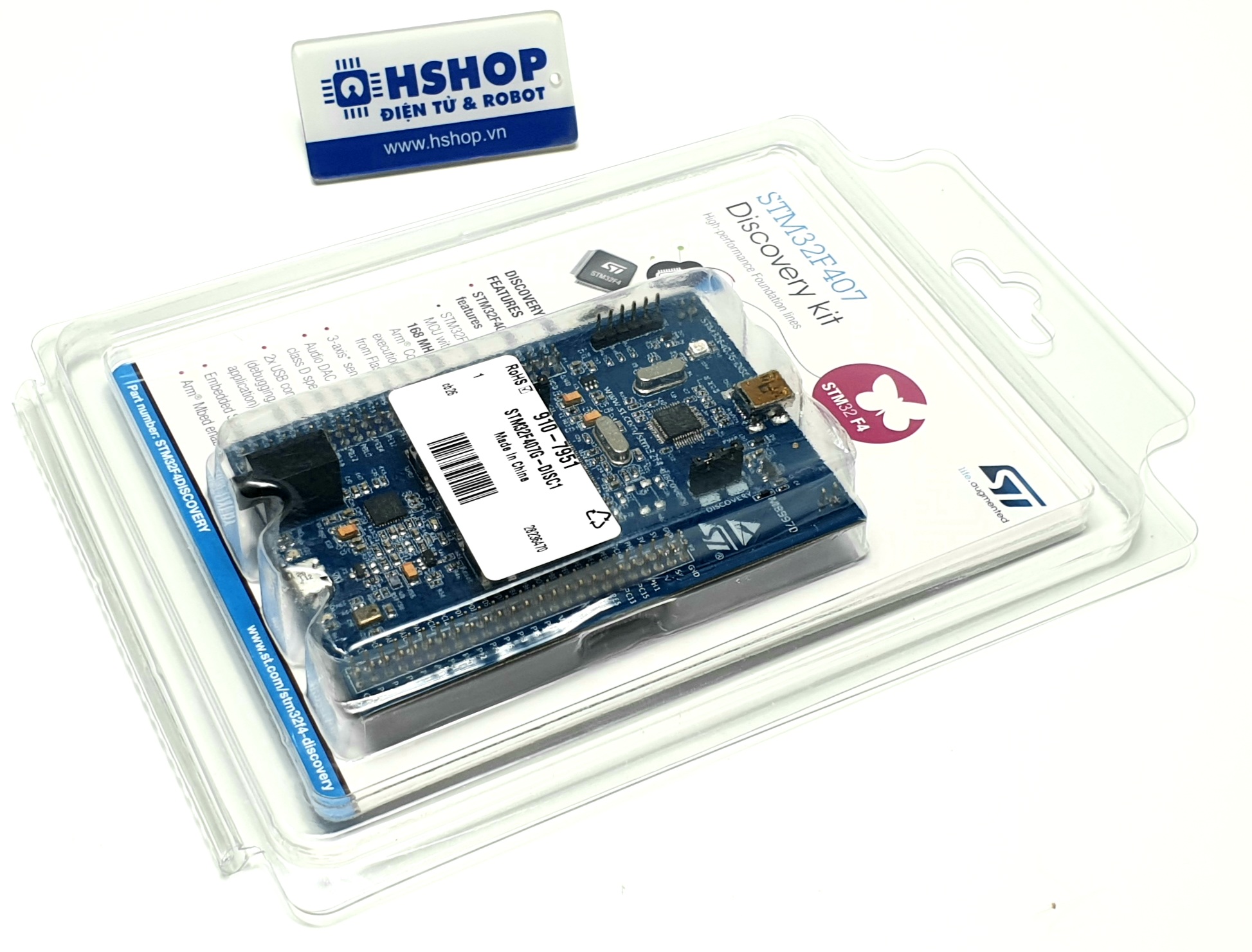 Kit STM32F407 Discovery (ARM Cortex M4 + DSP Core) – Hshop.vn