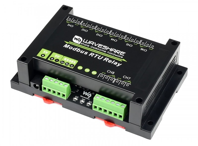 Bộ điều Khiển Industrial Modbus Rtu 8 Ch Relay Module Rs485 Bus Mult
