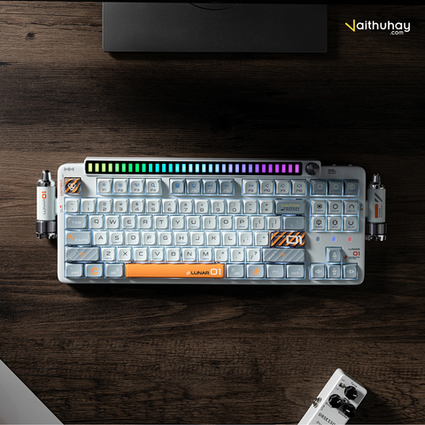 KEYSME Lunar 01 - Bàn phím cơ tích hợp đèn RGB cảm biến âm thanh – Vài ...
