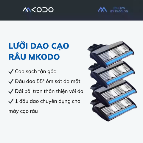 Dao cạo râu MKODO X1 - Sự kết hợp hoàn hảo giữa công nghệ và thiết kế ...